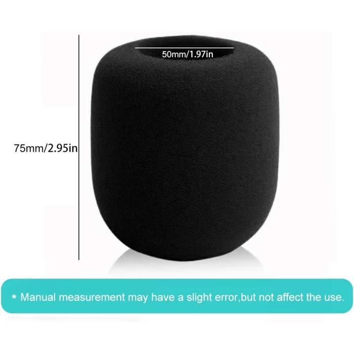 Mousse Micro Anti Bruit,Bonnette Filtre Micro Anti Vent Pop Pour ...