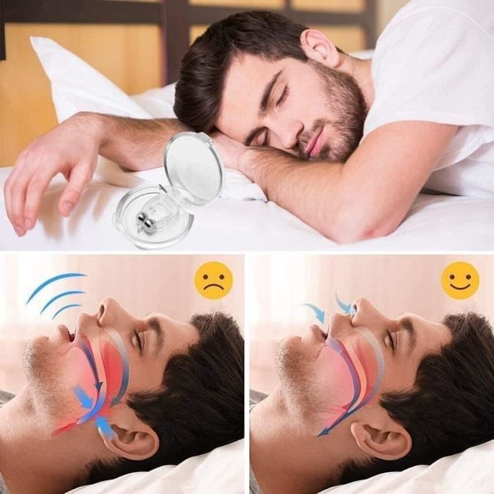 Ay Clipser Appareil Anti Ronflements Nasal Dilatateur Silicone Snore ...