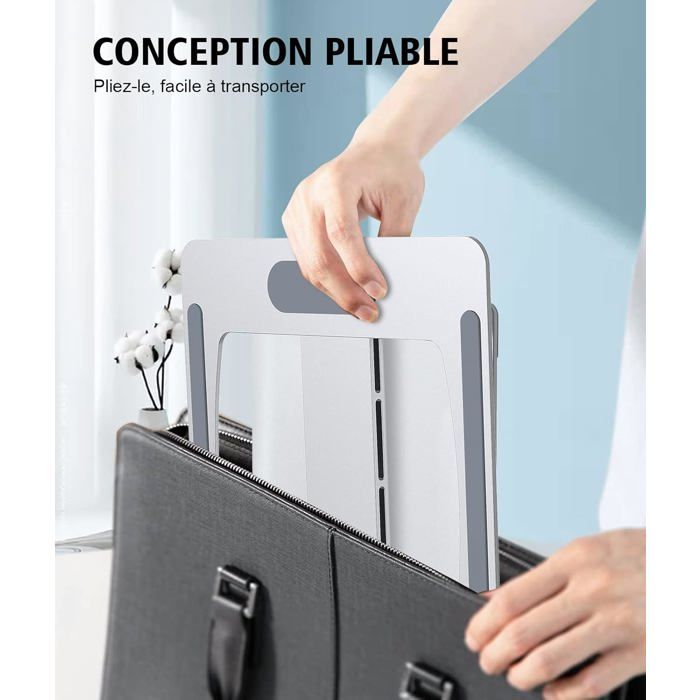 Support Ordinateur Portable Pliable, Support Pc Portable Aluminium ...