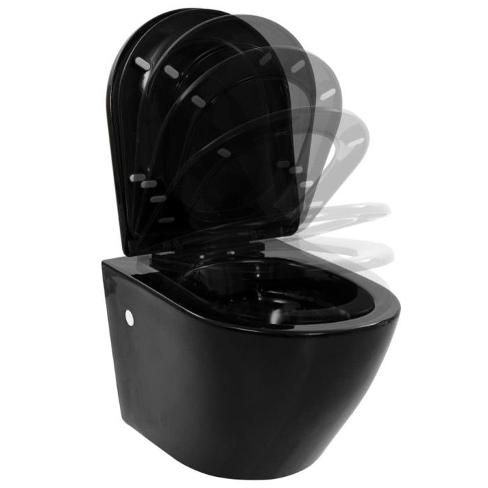VidaXL Toilette Suspendue au Mur avec Réservoir Caché Salle de Bain ...