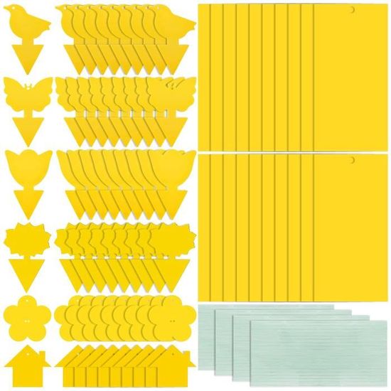 Pièges à Insectes, 80 pièces Attrape Mouche Collant Piege Plug-in Piège ...