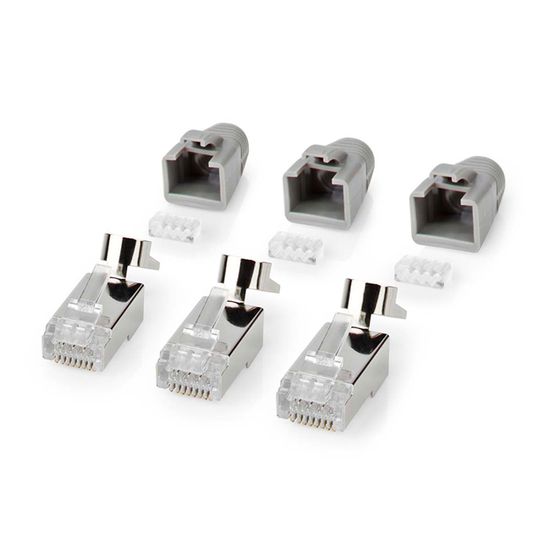 CONECTICPLUS Connecteur RJ45 Cat7 blindé avec insert pour câble ...