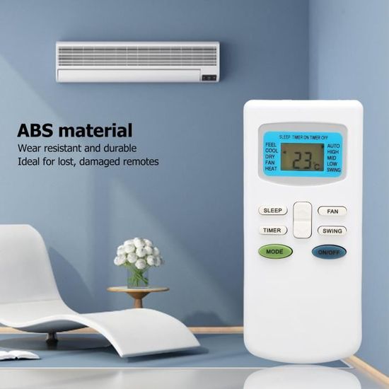 HEG Télécommande De Climatiseur Télécommande Universelle Pour Climatiseur Gykq 34 Gykq 47 Kt Tl1 ...