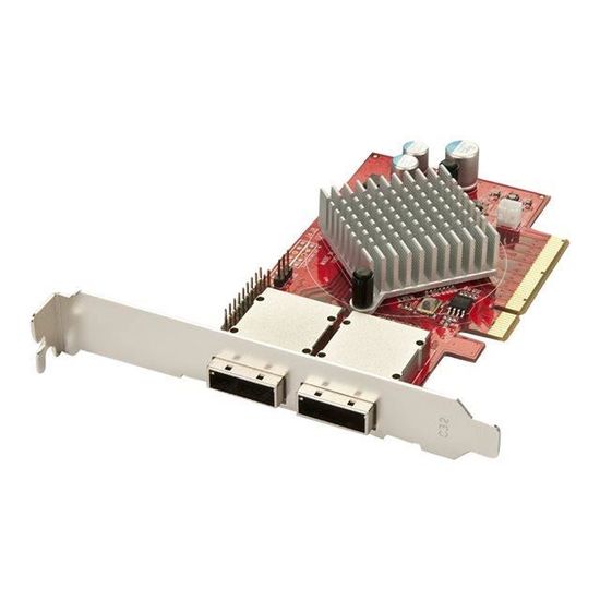 Carte SAS-SATA 6Gb-s, 2 ports externes, PCIe - Cdiscount Informatique