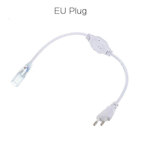 Adapteur EU Prise Pour DIY Étanche Ruban LED Bande SMD 5050 220V ... Adapteur EU Prise Pour DIY Étanche Ruban LED Bande SMD 5050 220V ...