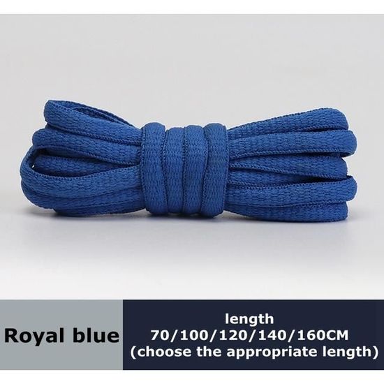 LACET DE CHAUSSURE,Royal blue-160cm--Lacets de sport pour hommes et ...