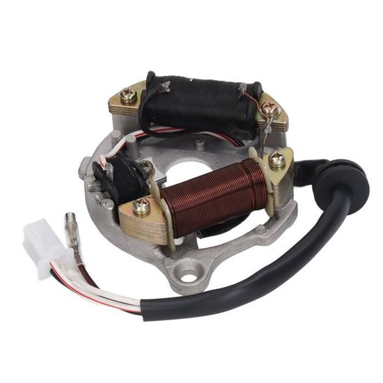 Zerone Stator de magnéto Ensemble bobine d'allumage magnéto stator pour PW50 moto Trail Dirt ...