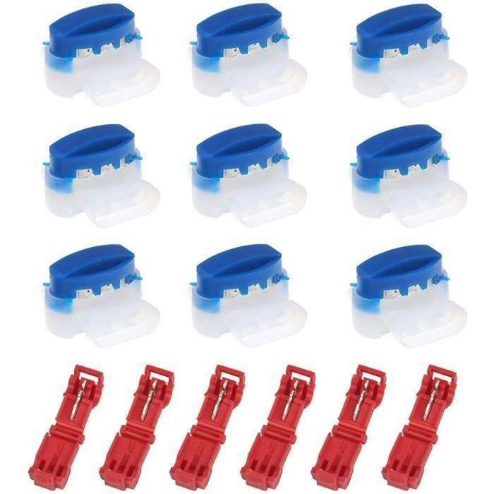 COSSE A SERTIR - COSSE ELECTRIQUE HAOPYOU 15 Pcs Set de Connecteur Remplis de Gel Rsine Cable de ...