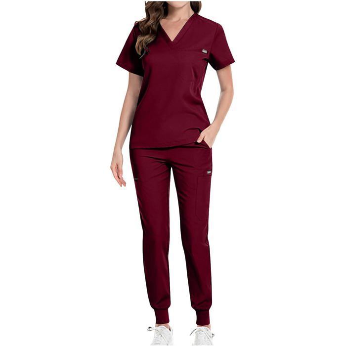 Uniforme d'infirmière Ensembles de gommage multicolores for femmes ...