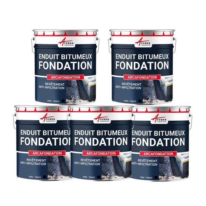 Enduit bitumineux pour Fondations Murs enterrés - ARCAFONDATION. Offre ...