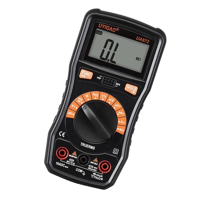 Voltmètre Ampèremètre Ohmmètre Multimètre Transistor Mètre - Cdiscount ...
