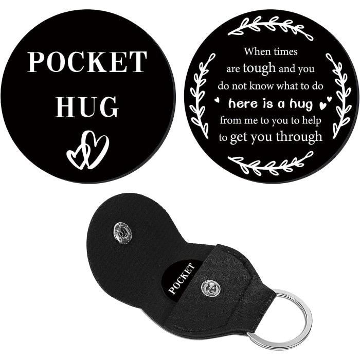 1 Set Pocket Hug Token Heart Pattern Long Distance Relationship ...