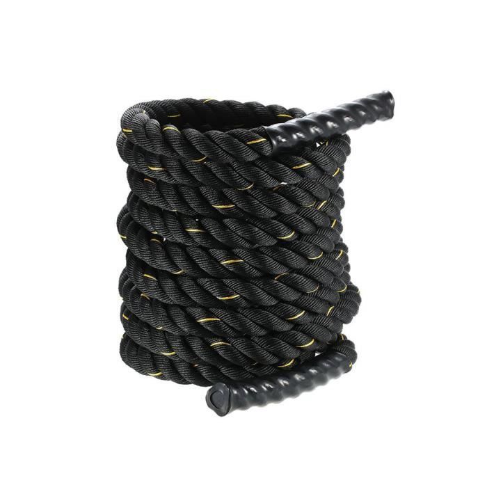 Corde d'entrainement 38mm 15m Corde de Fitness Bataille Ondulatoire ...