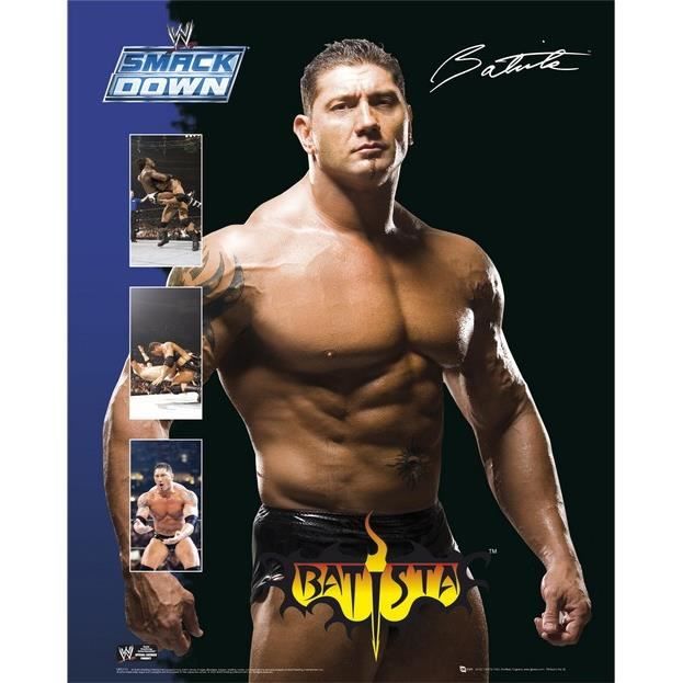 WWE - Batista - 40x50cm - AFFICHE - POSTER - Cdiscount Maison