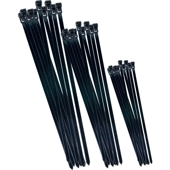 Assortiment de Serre-Câbles - Noir - Différentes Tailles dans un ...