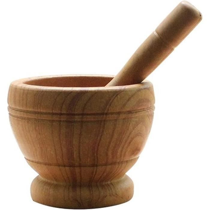 Mortier Cuisine Pilon,Ensemble Manuel de Pilon de mortier d'herbes ...