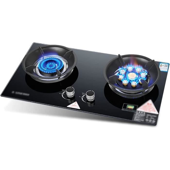 Table De Cuisson À Gaz 71CM Table De Cuisson À Gaz Intégrée, 2 Tables ...