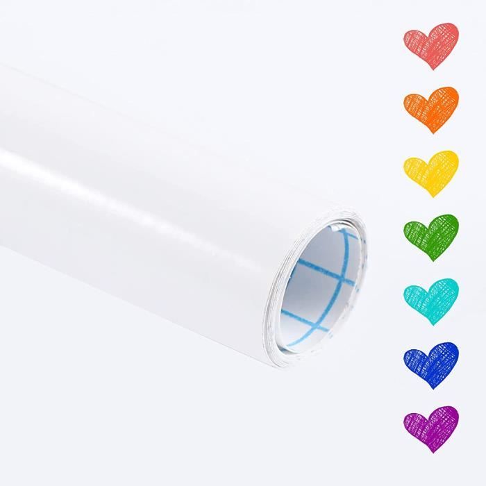 Sticker Tableau blanc effaçable à sec et à surface lisse, pour l'Ecole ...