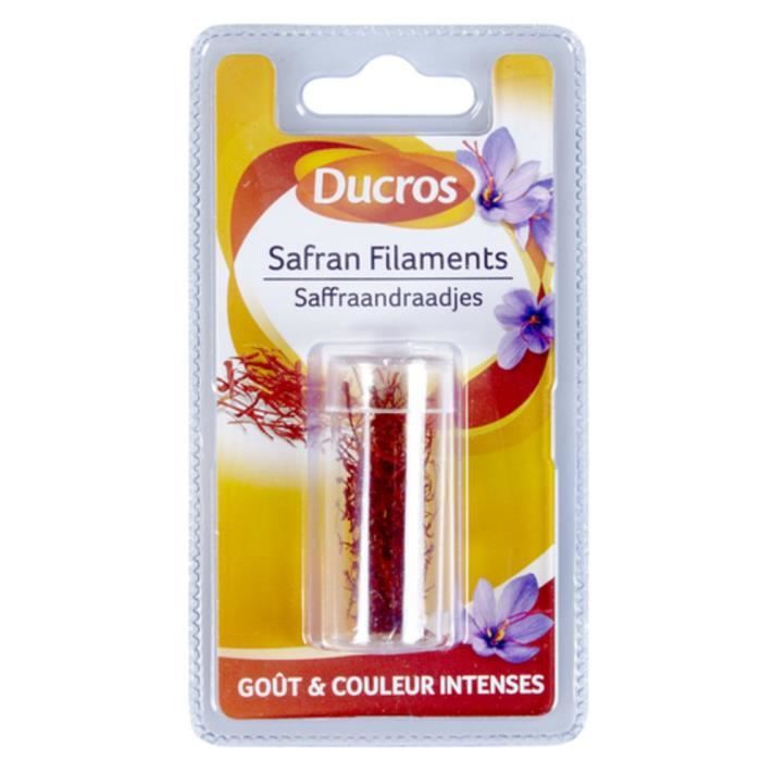 DUCROS SAFRAN FILAMENTS GOUT & COULEUR INTENSES CUISINE EPICE AROME ...