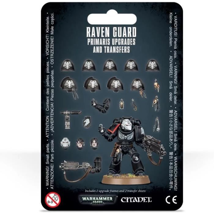 Figurine Games Workshop Warhammer 40k - Raven Guard Primaris Upgrades ...