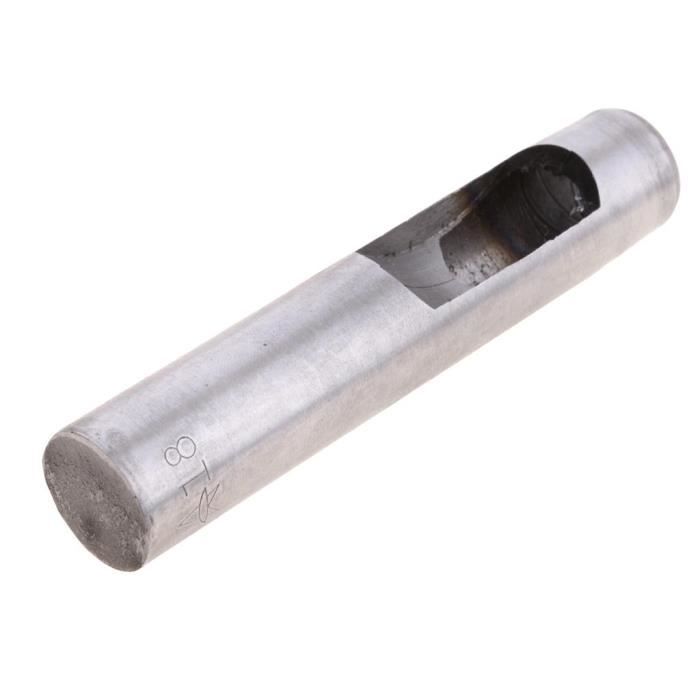 Poinçon Creux Rond en Acier D'outils Perforateur Trou DIY Pour Ceinture ...