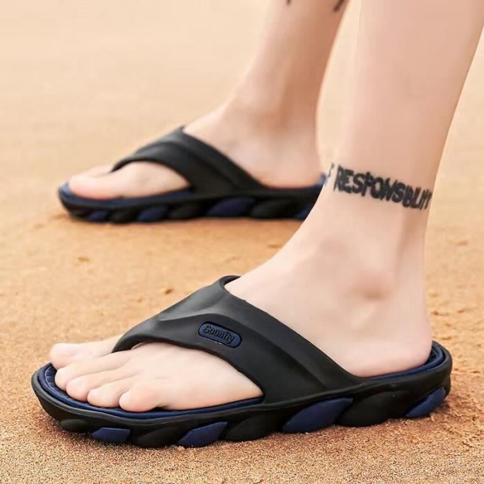 Tong,chaussures d'été à la mode pour hommes, tongs de plage en plein ...