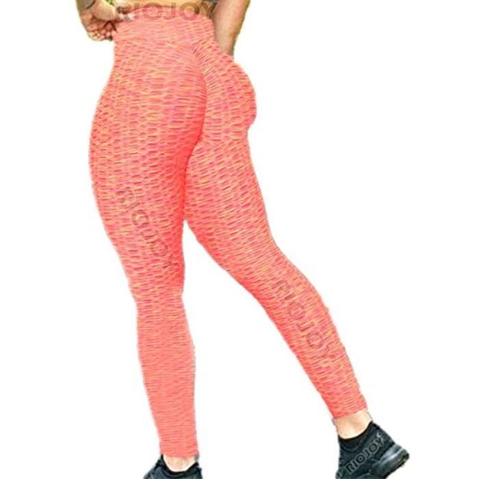 Jeans Legging Gaufré De Gymnastique Anti Cellulite Pantalon De Yoga à