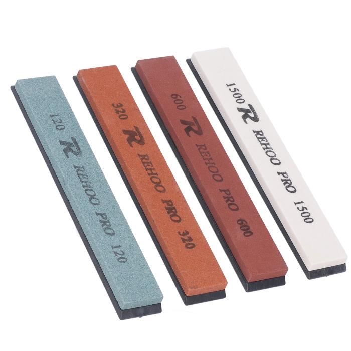 OMABETA aiguiseur de couteaux en pierre à aiguiser Pierre à aiguiser les couteaux, pierre à ...