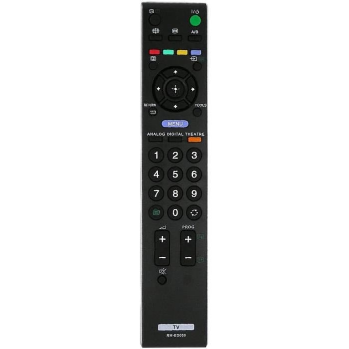 Remplace La Télécommande Rm-Ed009 Pour Sony Tv Fit Pour Télécommande ...
