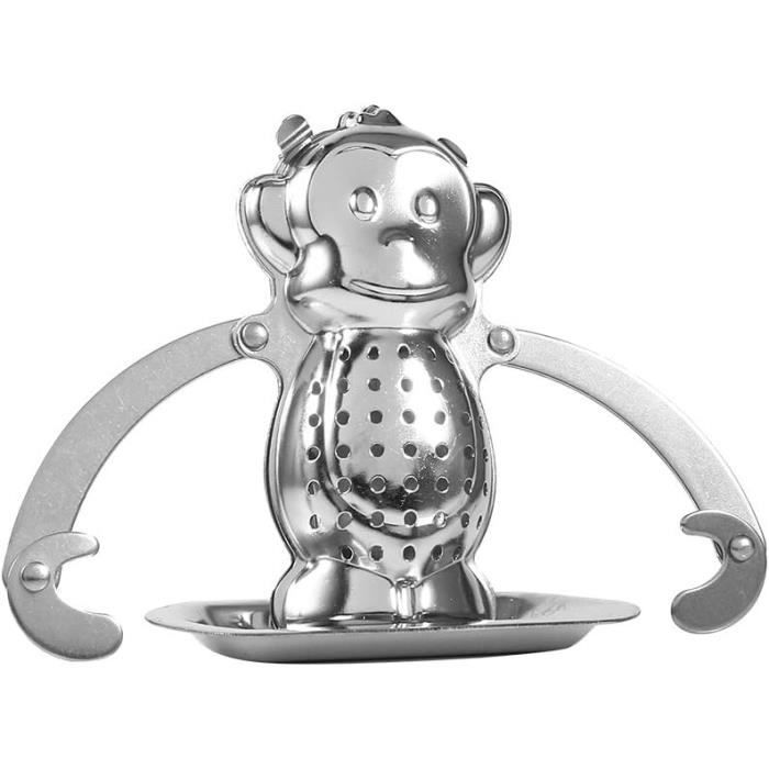 Boule D'infusion De thé Lâche Singe Infuseur Diffuseur Crépine Filtre ...