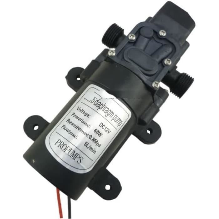 Pompe A Eau Pompe À Eau Cc 12V 24V Pressostat Automatique On Off 60W ...