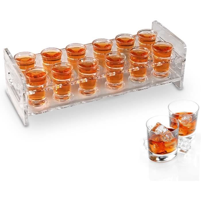 Porte-Verres À Shot 12 Trous, Support À Cocktail En Verre À Shot ...