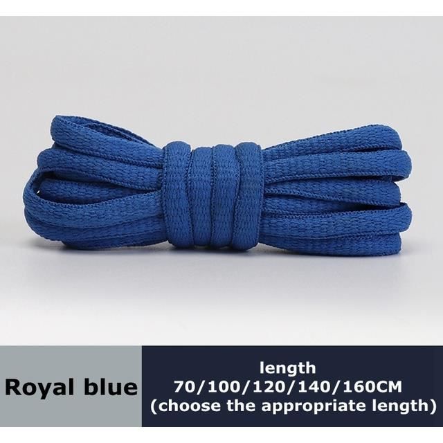 LACET DE CHAUSSURE,Royal blue-160cm--Lacets de sport pour hommes et ...