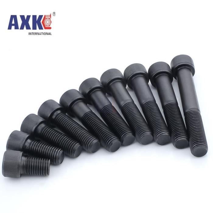 M8(5PCS)-45mm -Vis à tête hexagonale allen noire, 20-5 pièces, M1.6 M2 M2.5 M3 M4 M5 M6 M8 ...