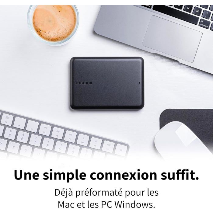 Disque dur externe portable - JOZSI - 2To 2.5" Usb 3.2, Compatible Mac ...