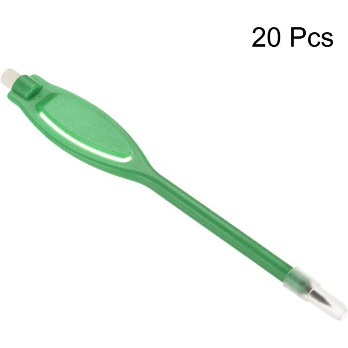 Golf Marquage Crayons Avec Effaceur, 20 Paquet Rectangle Clip Plastique ...