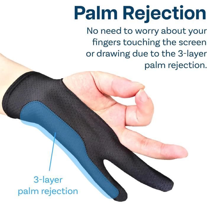 Gant De Dessin Numérique - Gant D'Artiste Pour Tablette Graphique ...