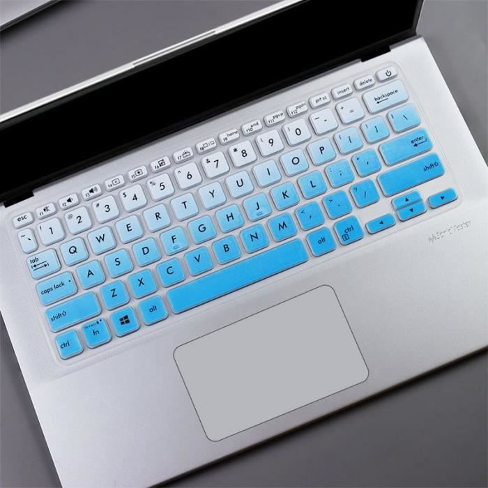 Fondu violet-Coque de protection pour clavier d'ordinateur portable, en ...