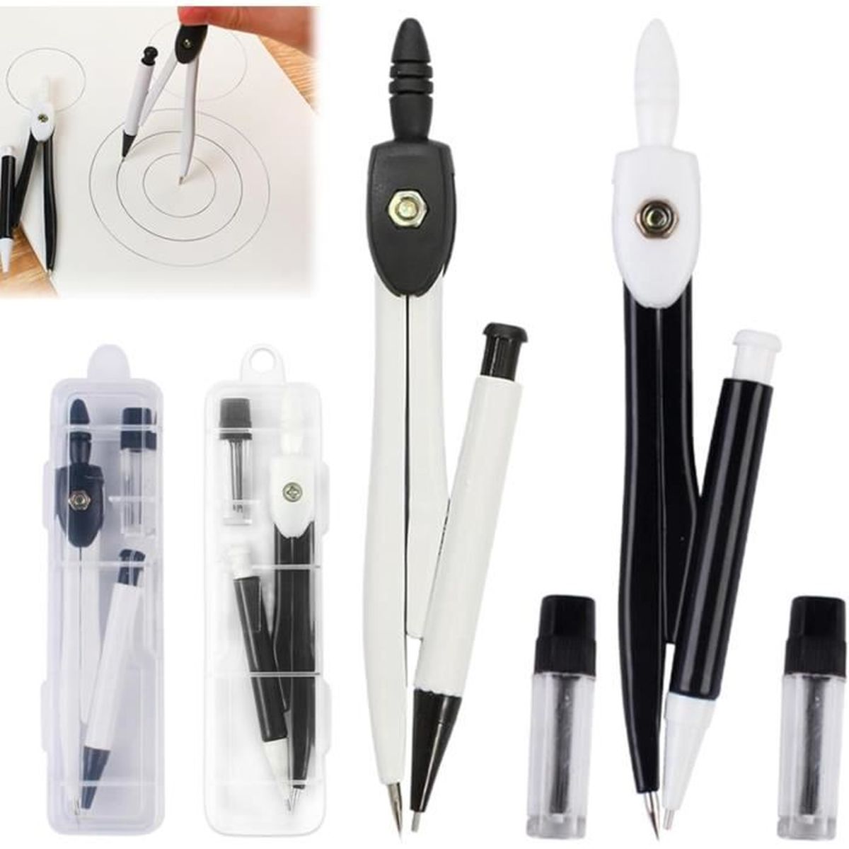 Compas de Précision, Compas en Métal, Compas scolaire de précision ...