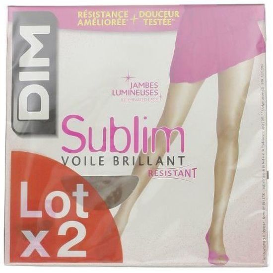 Collants - DIM - Sublim - 15 deniers - Lot de 2 - Marron (Gazelle ...