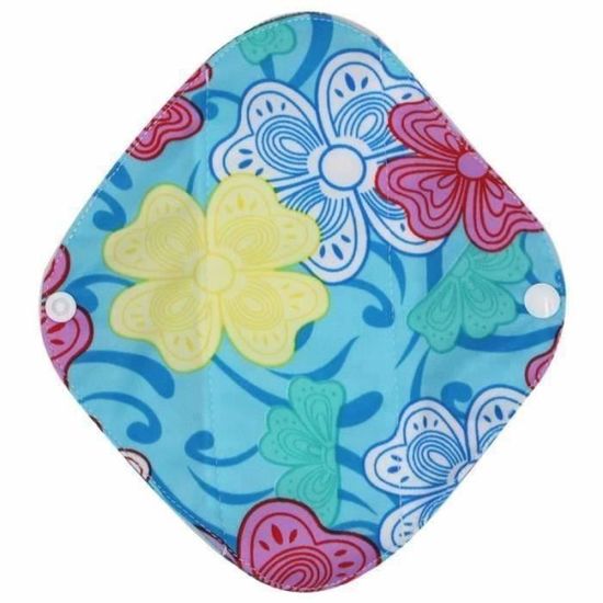 SERVIETTE HYGIENIQUE en bambou réutilisable lavable menstruelles Mama ...