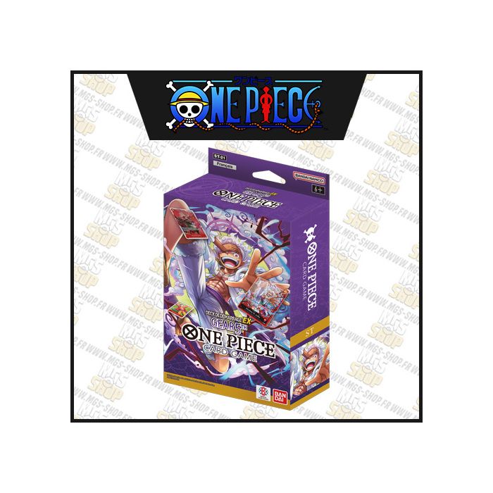 One Piece - Ultra Deck Luffy Gear 5Th (ST21) - Cdiscount Jeux - Jouets