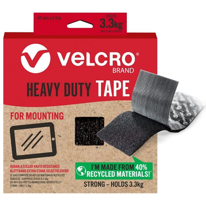 VELCRO Marque, Rouleau adhésif industriel très résistant double face ...
