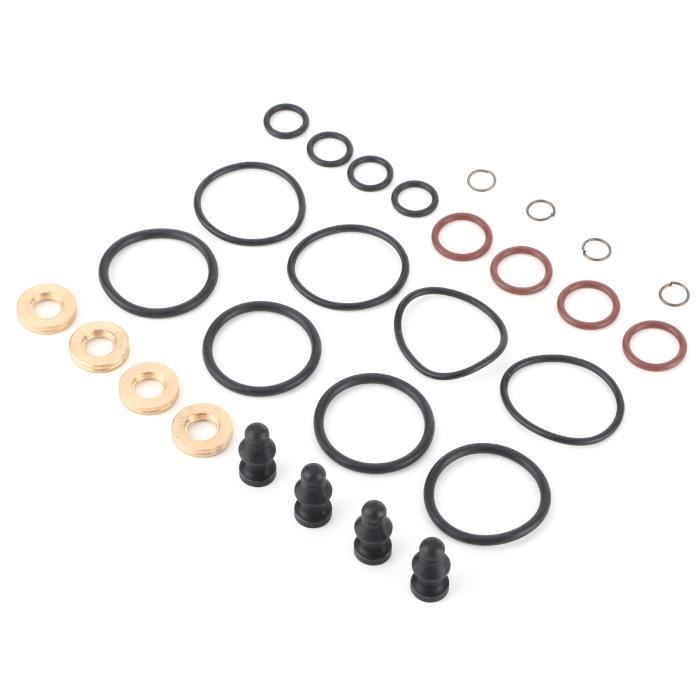 Dioche Joints d'injecteur de carburant Kit de joint d'injecteur de carburant 4 ensembles Kits d ...