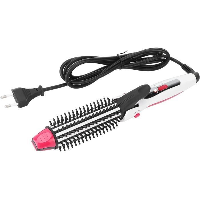 Fer à Friser électrique en Céramique, Peigne à Lisser, Brosse à Cheveux ...