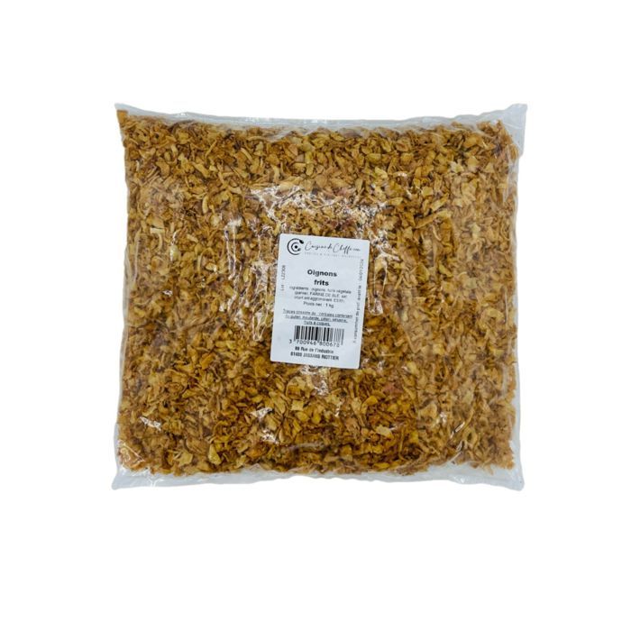 Cuisine de Cheffe.com - Oignons frits - Sachet 1kg - Cdiscount