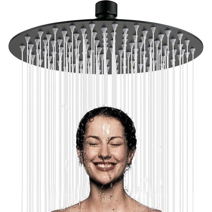 Tête De Douche Anti Calcaire 8 Pouces -Pommeau De Douch En Acier ...