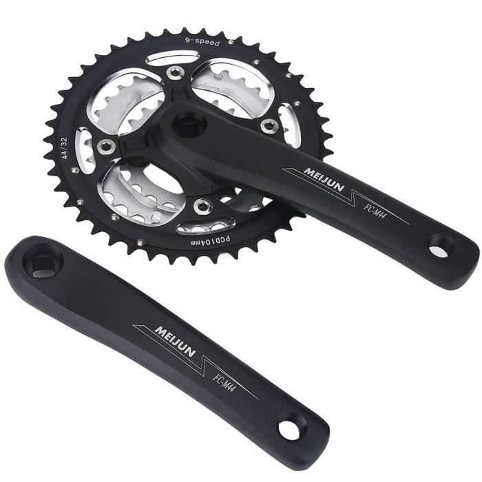 Ensemble de Manivelle de Vélo Bras de Manivelle de 9 Vitesses Gauche et ...