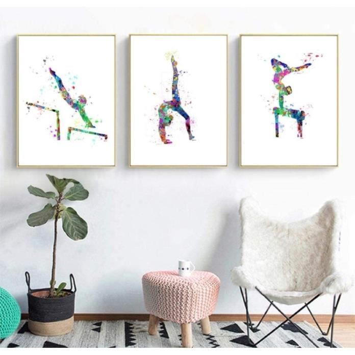 Gymnastique Cadeau Gymnastique Balance Beam Sport Affiches et ...