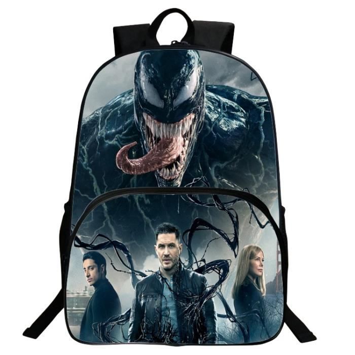Sac à bandoulière de super héros Venom pour l'école, sac à dos Cosplay ...